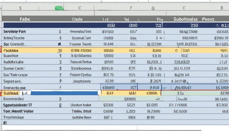 How To Bold Subtotals In Excel Pivot Table: Easy Guide